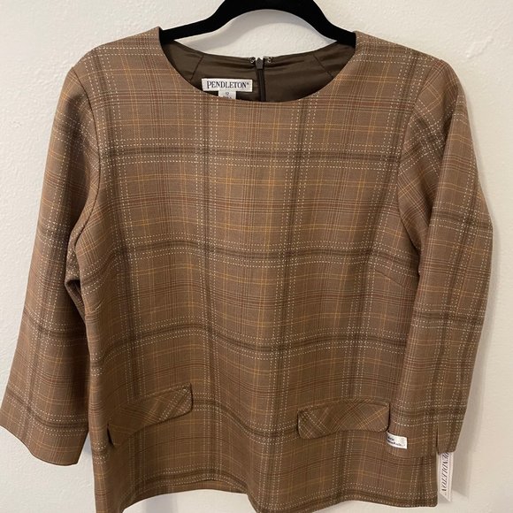 Pendleton | Tops | Nwt Vintage Pendleton Wool Top Size 2 | Poshmark